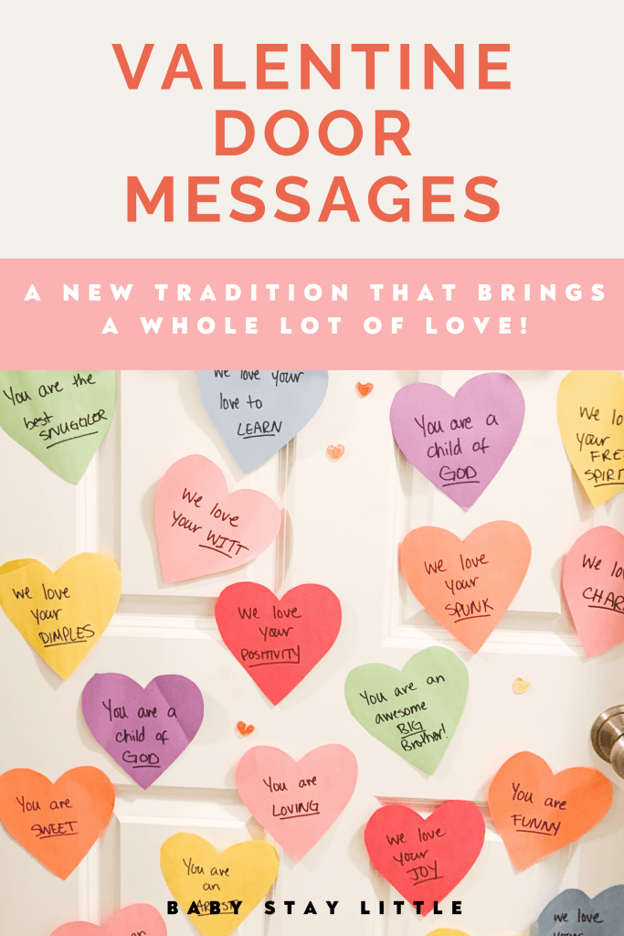 Valentine’s Door Messages for Kids: An Easy New Valentine’s Tradition!