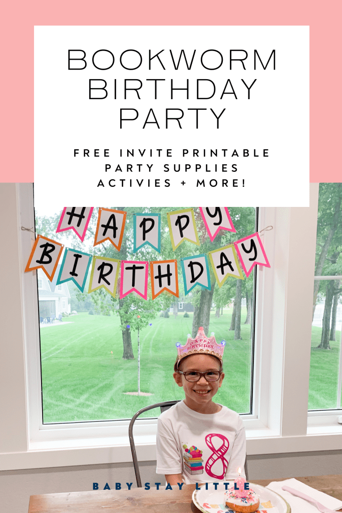 Bookworm Birthday Party