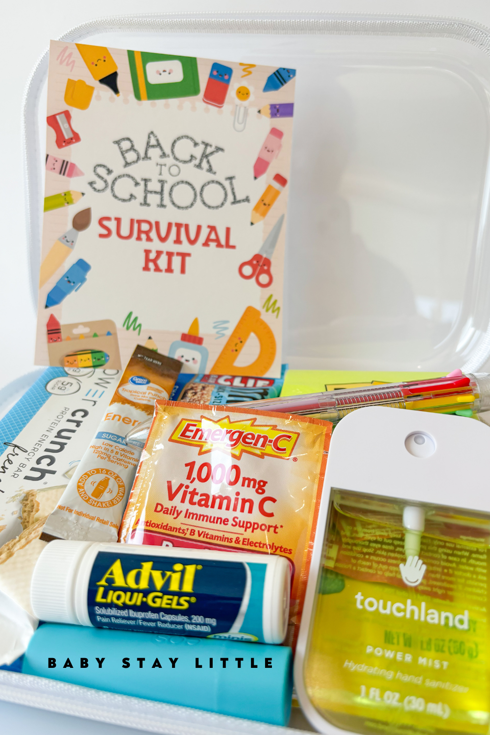 Back to School Teacher Survival Kit Gift